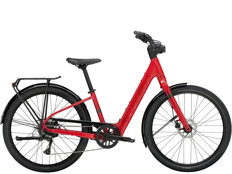 Trek Verve 1 Lowstep LT e Bike In Viper Red